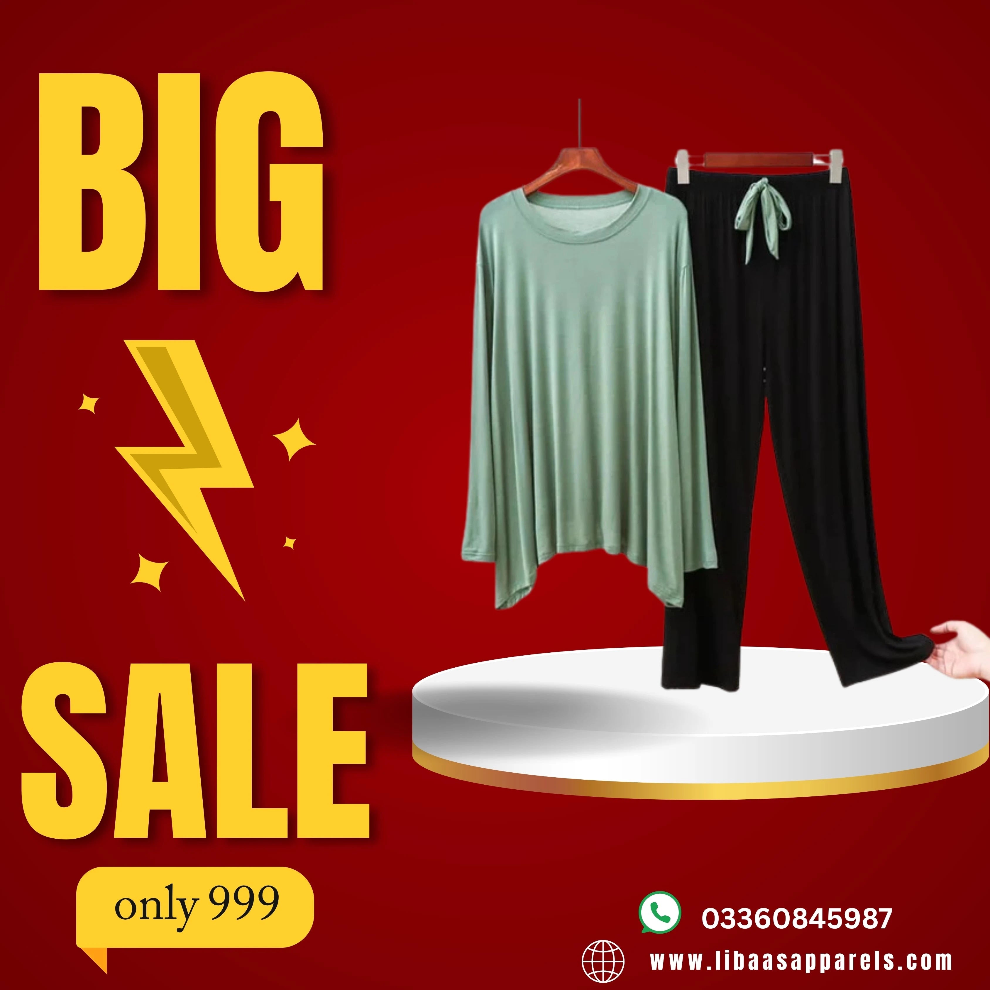 Plain Style Night Suit – Libaas Apparels